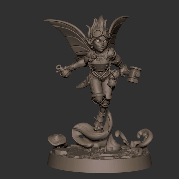 3D Printable Pixie Artificer by Bite the Bullet